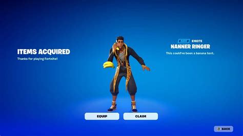 How To Unlock The Free Nanner Ringer Emote In Fortnite Youtube