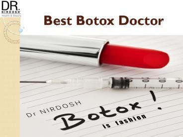 PPT Best Botox Doctor PowerPoint Presentation Free To Download Id D ZGFjZ