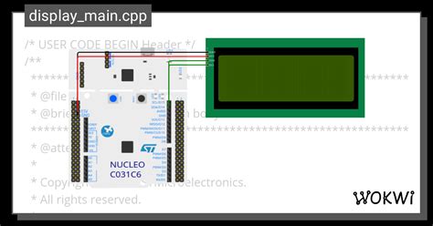 I2cdisplay Wokwi Esp32 Stm32 Arduino Simulator