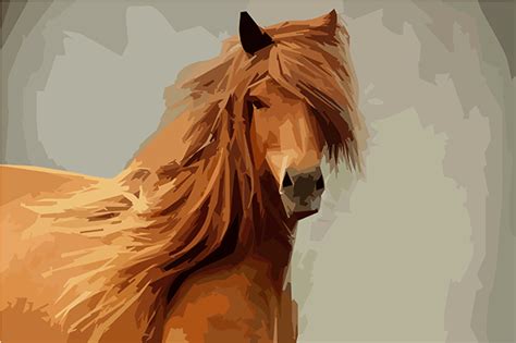 وکتور اسب فوق العاده وکتورلو