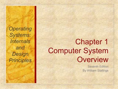Computer System Overview Pptx Operating Systems Computer