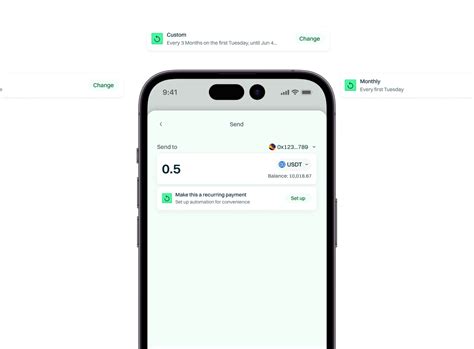 Send Token Adding Recurring Payment Using Account Abstraction By Orezi Mena On Dribbble