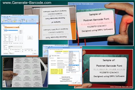 Design Postnet Barcode Font Using DRPU Barcode Software