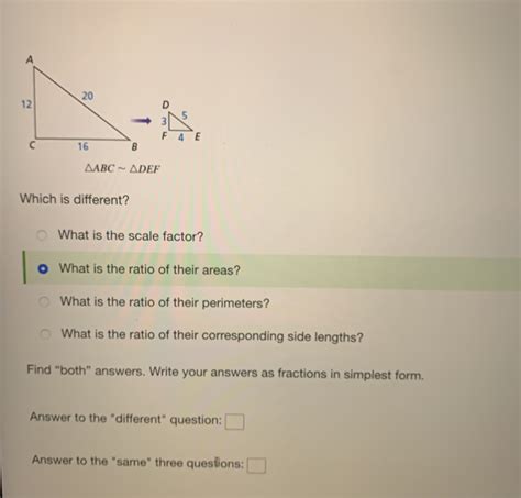 Solved 20 12 F 4 E 16 B Aabc Adef Which Is Different What