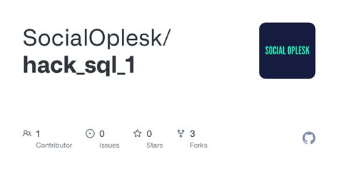 GitHub SocialOplesk Hack Sql