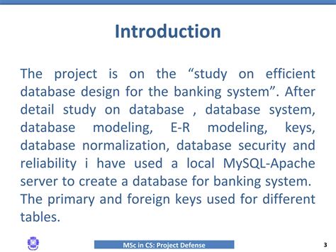 Efficient Database Design For Banking System Ppt Databases Computer Software And Applications