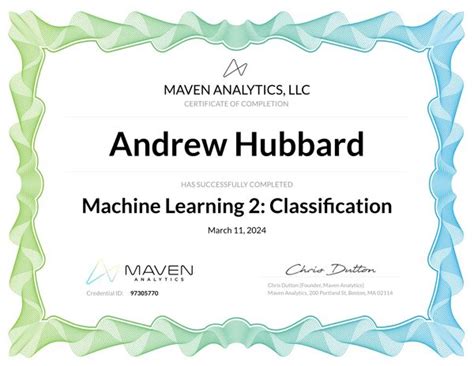 Machinelearning Classification Mavenanalytics Continuouslearning
