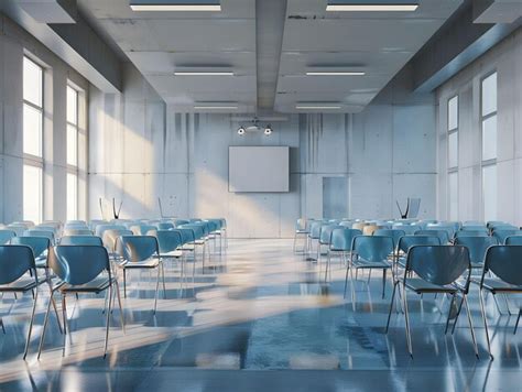 3d Rendering Interior Of A Lecture Hall University Classroom Design In 3d Lecture Hall With Rows