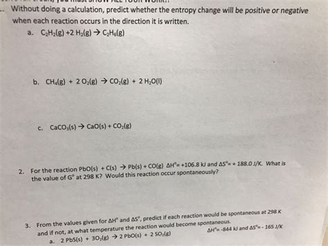 solved without doing a calculation predict whether the