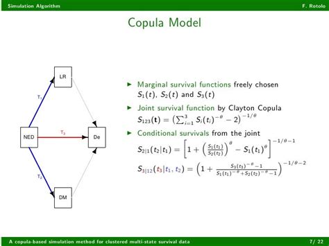 A Copula Based Simulation Method For Clustered Multi State Survival D