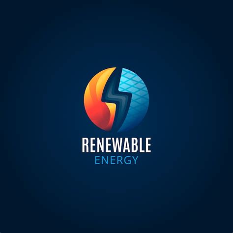 Free Vector Renewable Energy Logo Design