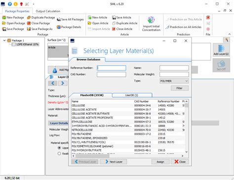 Advanced Specific Migration Limit Software For Prediction Of Diffusion