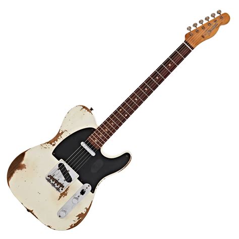 Fender Custom Shop 59 Heavy Relic Telecaster, Aged Olympic White ...