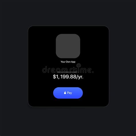 App Payment Template UI Interface Stock Vector Illustration Of Money Easy