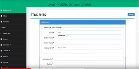 School Fees Management System In Php Projectworlds Store