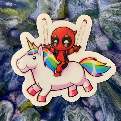 Deadpool Unicorn Etsy