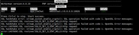 SSL Handshake Error Stream Socket Enable Crypto SSL Operation Failed With Code