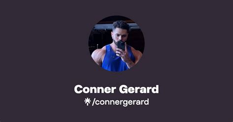 Conner Gerard Instagram Tiktok Linktree