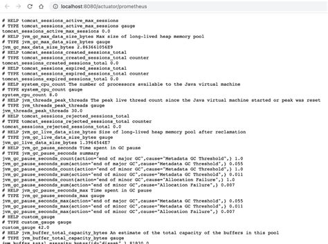 Spring Çorbası Springboot Actuator Metrics Endpoint Prometheus