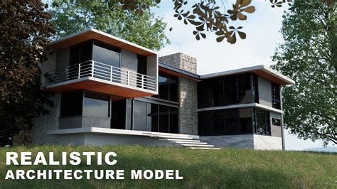 Architecture Model Realistic Blender Render Free Vr Ar Low Poly 3d Model Cgtrader