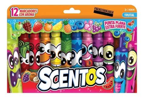 Marcadores Scentos Pack X12 Con Aroma A Frutas Febo Mercadolibre