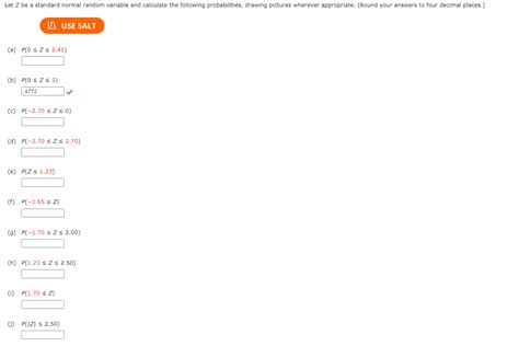 Solved Let Z Be A Standard Normal Random Variable And Chegg