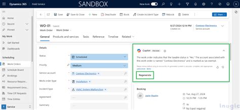 Generate Work Order Summary With Copilot In Dynamics 365 Field Service Part I Microsoft