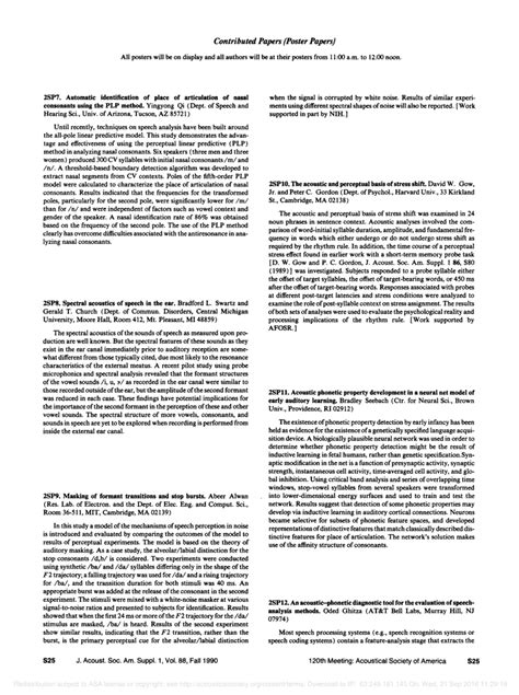 Pdf An Acoustic Phonetic Diagnostic Tool For The Evaluation Of Speech