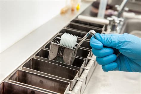 Premium Photo Scientist Dewaxing Paraffin Embedded Tissue Samples In The Laboratory Xylene