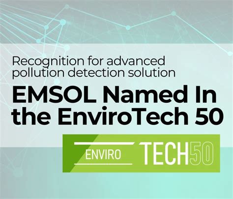 Sarah Skelton On Linkedin Emsol Envirotech50 Sustainability Cleantech