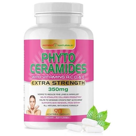 Phytoceramides Extra Strength Capsules Hydrated Youthful Skin In