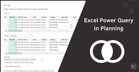 Excel Power Query In Planning Planning Engineer Fze