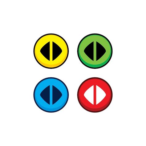 Premium Vector Color Game Asset Menu Icon Button Vector