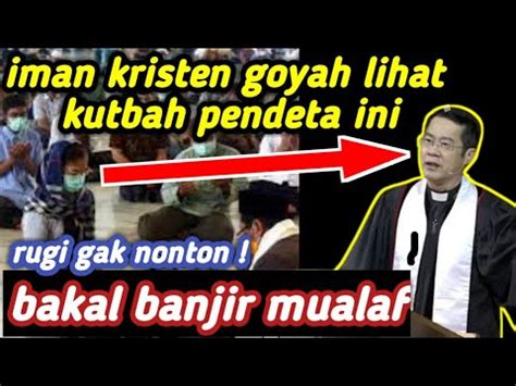 🔴kutbah menggetarkan pendeta yohanes, vidio ini bsa membuat banjir ...
