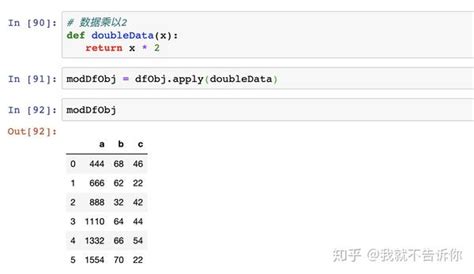 第012篇：apply将函数应用于每个元素 知乎