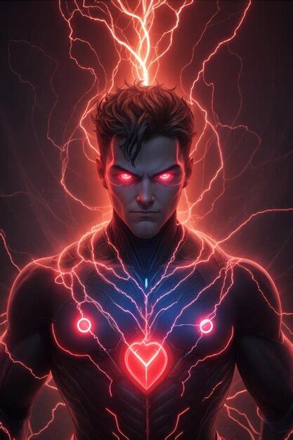 Premium AI Image A Powerful Super Coder Man