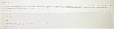 Python Codingproblem 1 The Cell Ahead Contains A