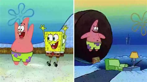 Spongebob Fans Only Just Realising Why Patrick Lives Under A Rock