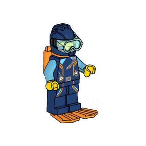 LEGO Arctic Explorer Diver Male Minifigure Brick Owl LEGO Marketplace