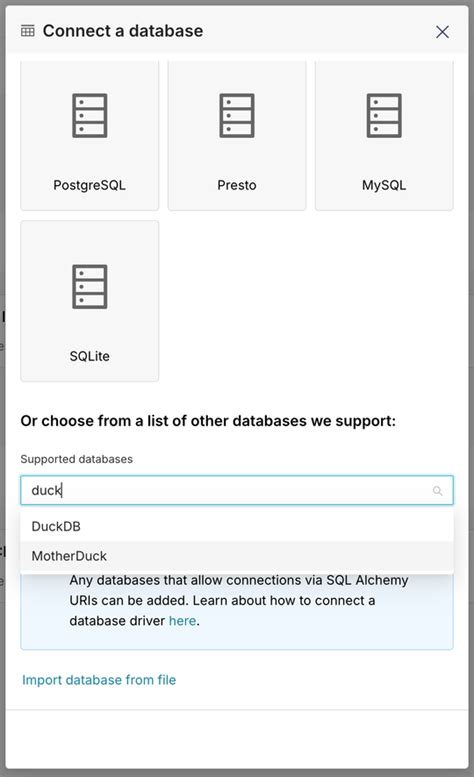 Superset And Preset Motherduck Docs