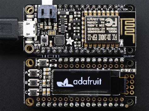 Adafruit Featherwing Oled 128x32 Oled Add On For Feather Id 2900 Adafruit Industries