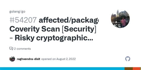 Affectedpackage Coverity Scan Security Risky Cryptographic