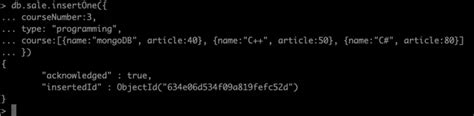 Mongodb Embedded Documents With Examples Dot Net Tutorials