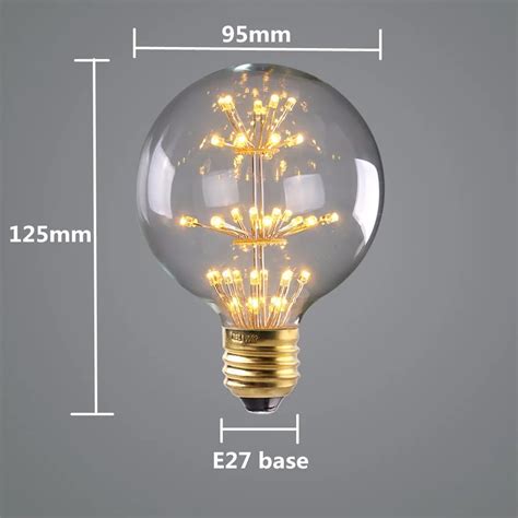 3 와트 Led 빈티지 불꽃 전구 St64 G80 G95 T30 에디슨 스타일 Led 램프110 볼트 220vac 따뜻한 노란색 장식 조명 전구 Buy 3 와트 Led