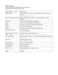 Cs X C Gdb Cheat Sheet Download Printable PDF Templateroller