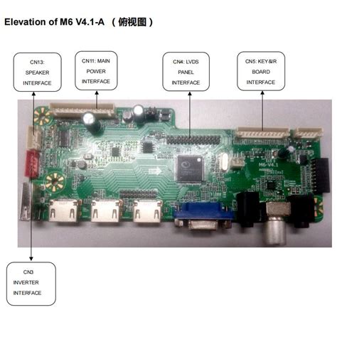 Lvds Display Lcd Controller Board With Hd Mivga Converter