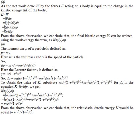 a suppose we have a particle accelerated from rest by the action of