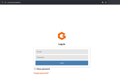[linux][medium][thm] cmess box tells us to add cmess thm to the… by