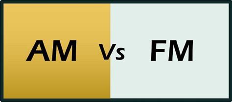 Difference Between Am And Fm With Comparison Chart Tech Differences