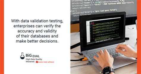 Data Validation What How Why BiG EVAL